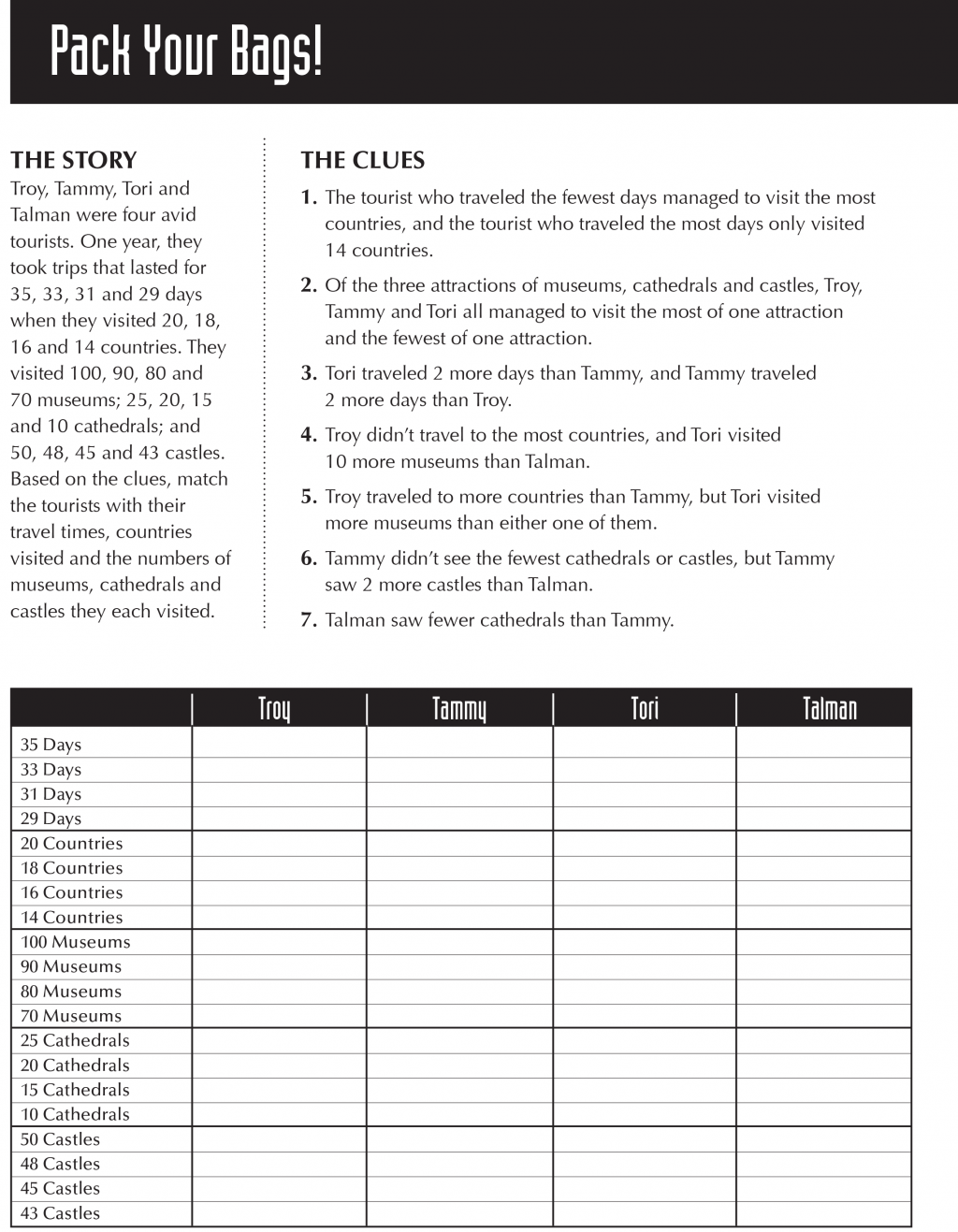 The STEAM Room » Grid Perplexors: Expert Level