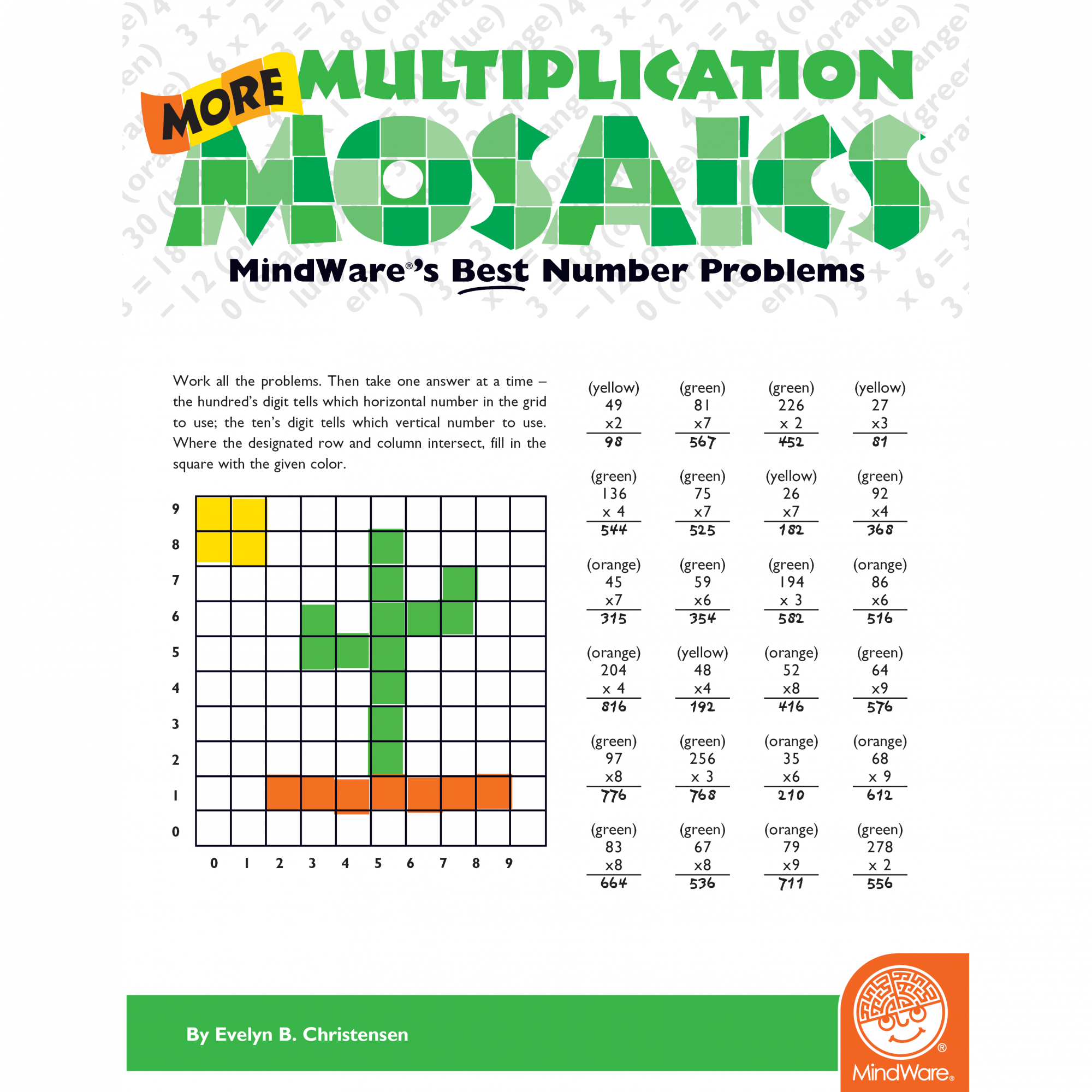 The STEAM Room » Math Mosaics: More Multiplication