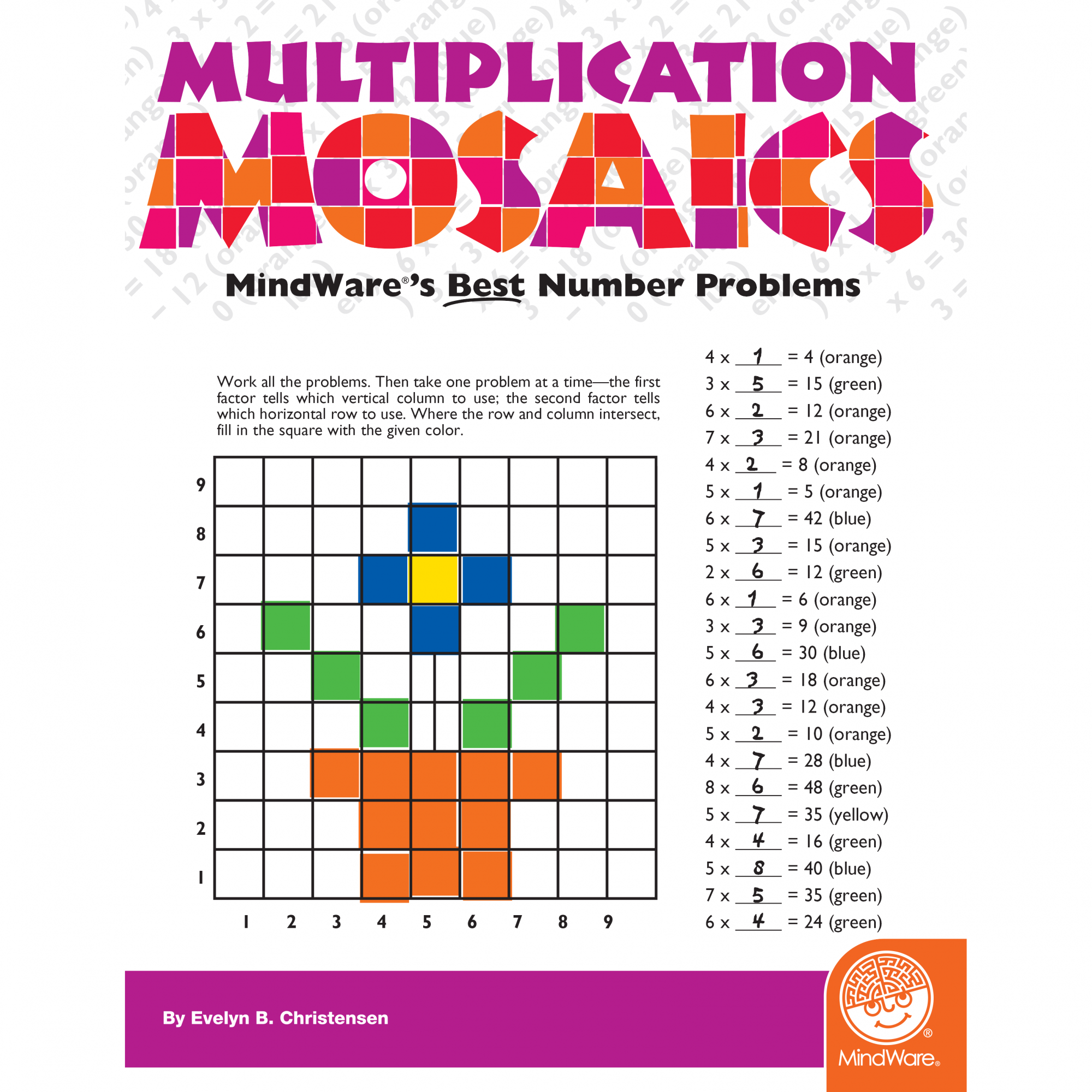 The STEAM Room » Math Mosaics: Multiplication