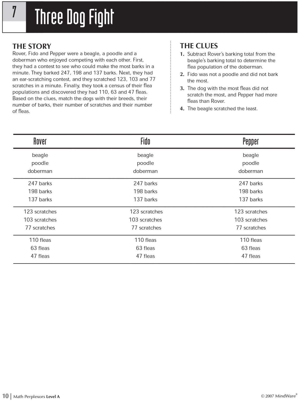 The STEAM Room » Math Perplexors: Level A