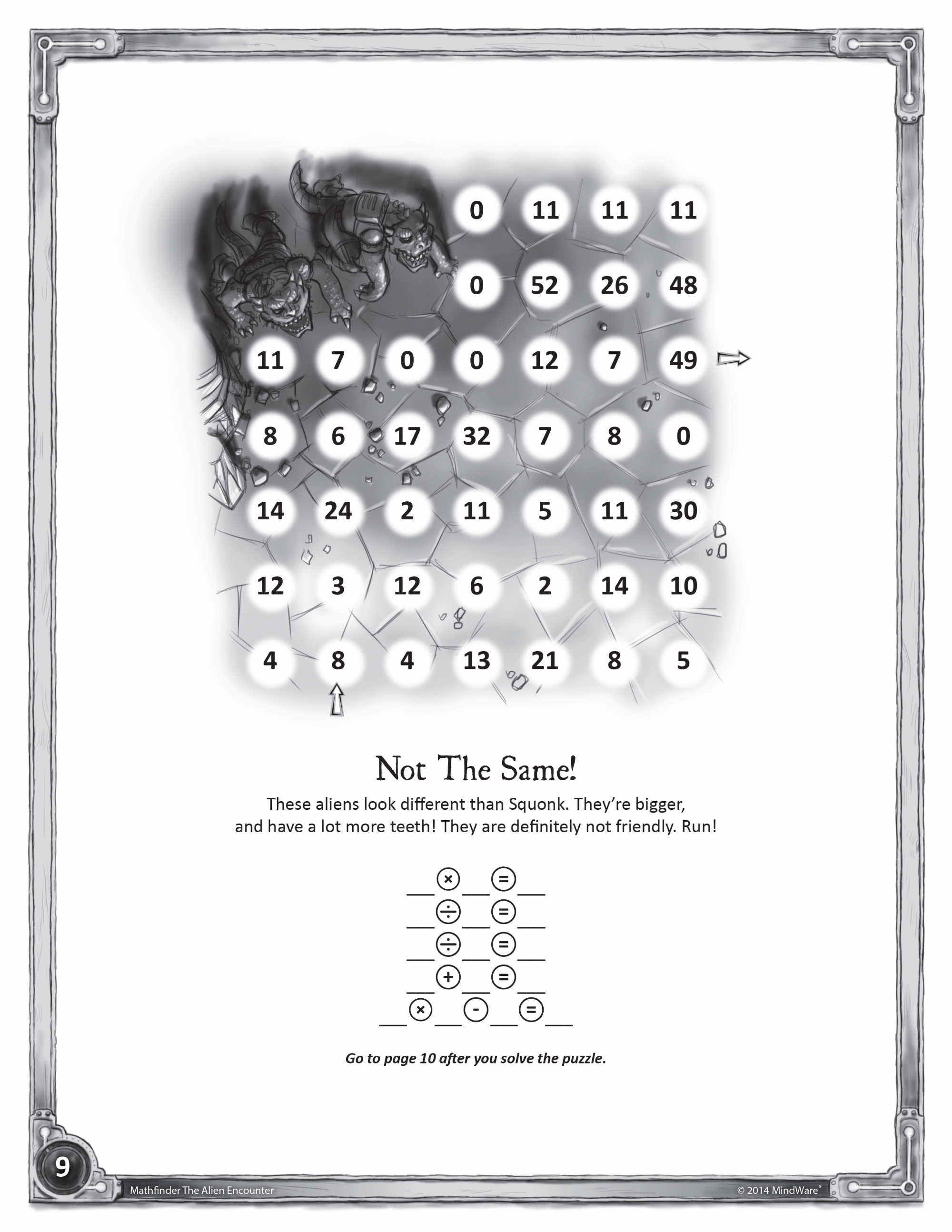 The STEAM Room » Mathfinder: The Alien Encounter (advanced ...