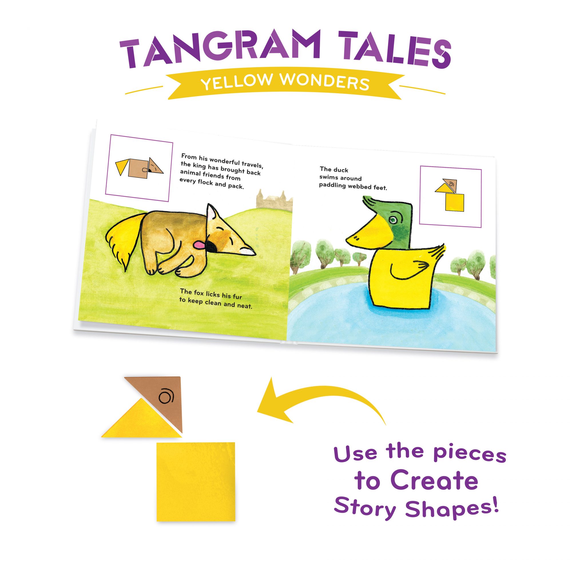 The STEAM Room » Tangram Tales: Yellow Wonders